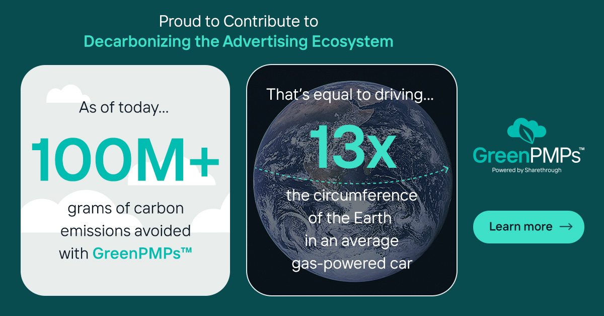 GreenPMPs™ — Powered by Sharethrough