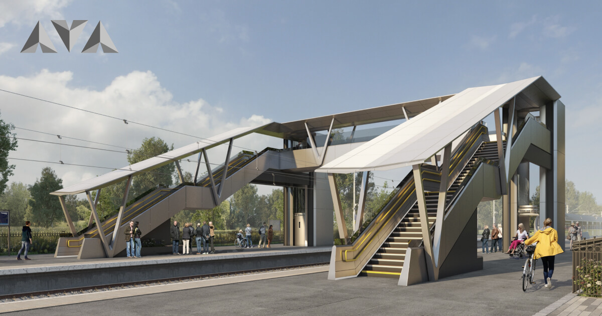 Modular accessible station footbridge at Stowmarket | RailUK Forums