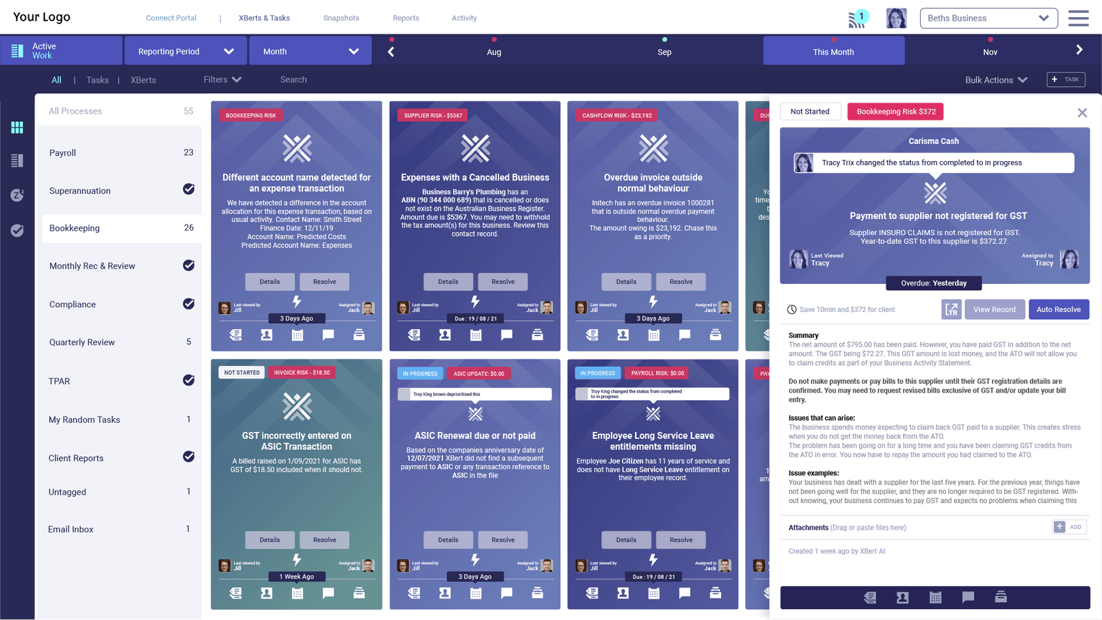 AI Work Intelligence for Bookkeepers + Accountants - XBert