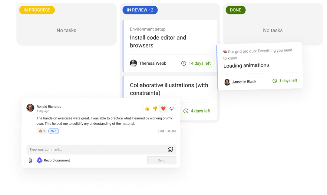 Efficient assignment management system: homework and learner focus