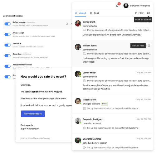 Efficient assignment management system: homework and learner focus