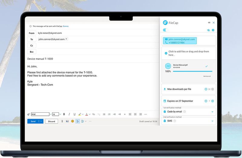 Eén totaalpakket voor het versturen van grote bestanden | FileCap