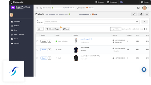 ExportYourStore: All-in-One Cross Listing App