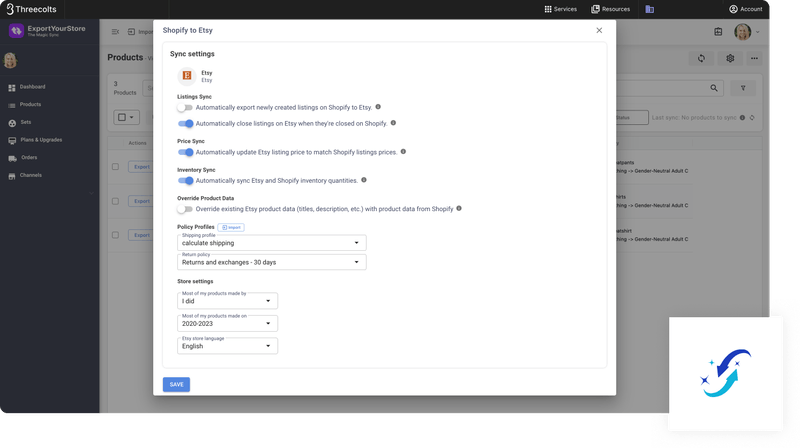 ExportYourStore: All-in-One Cross Listing App