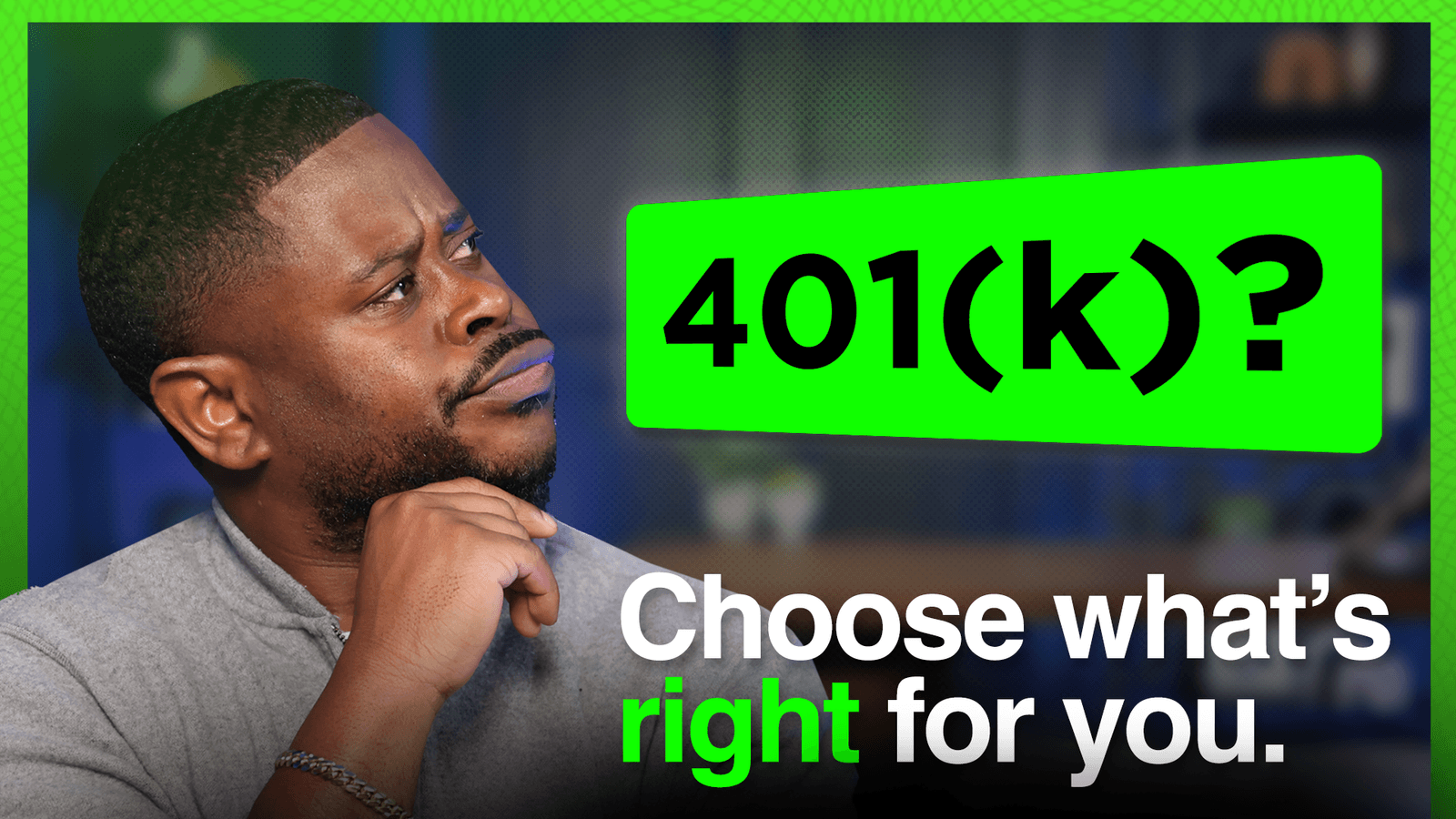 How to Choose What 401(k) Investments Are Right For You | Anthony O'Neal