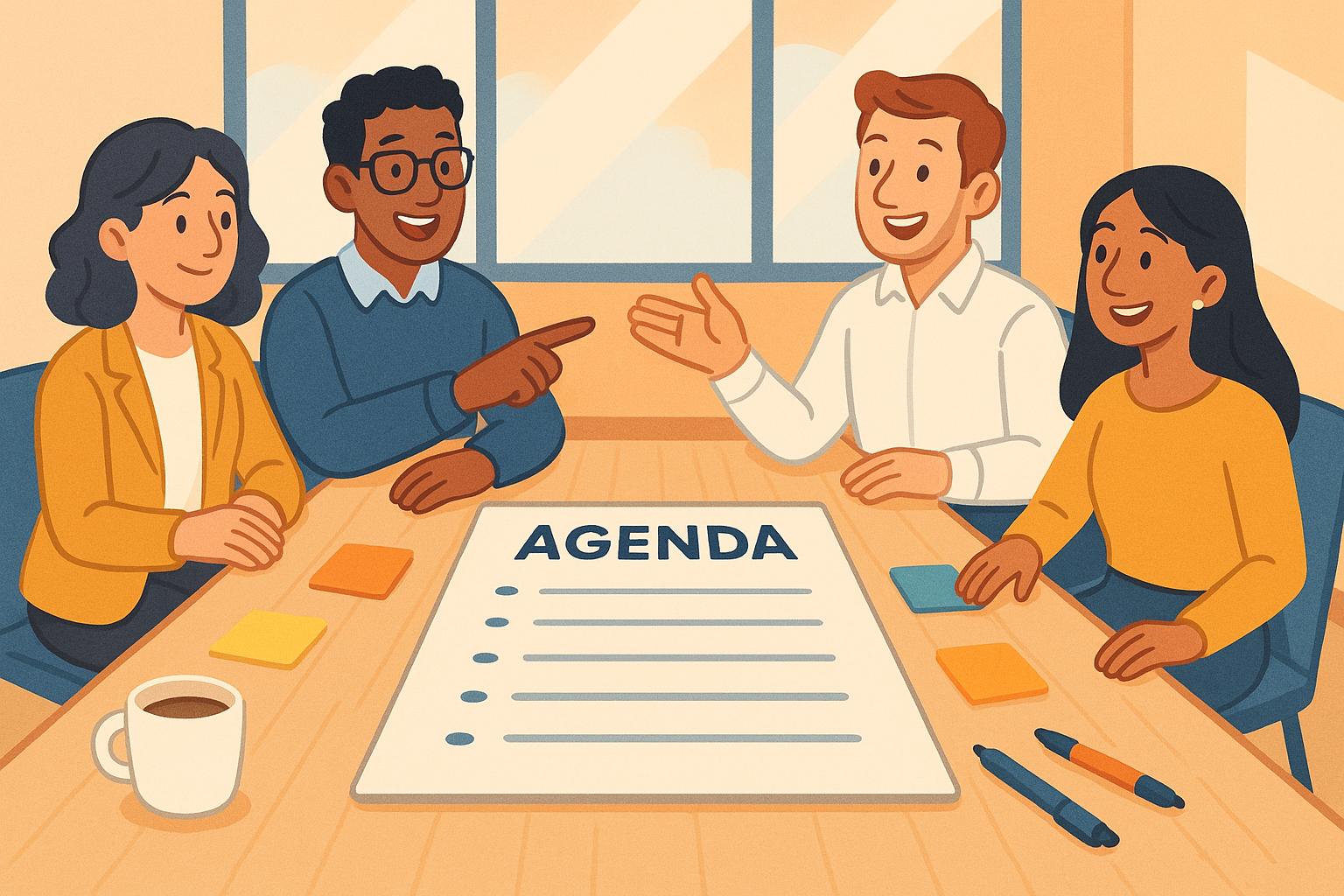 How to make a meeting agenda (with examples and best practices)