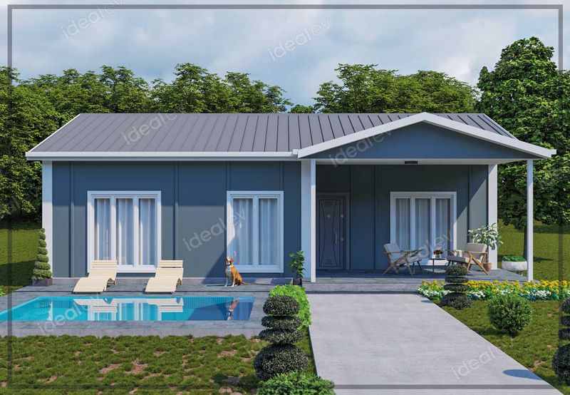 70m2 İdeal Prefabrik Ev | prefabrikBiEv.com