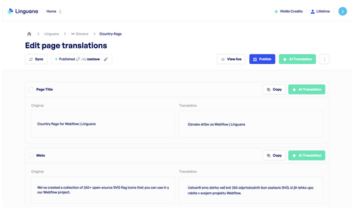 Linguana - Automatic website translation and multilingual SEO
