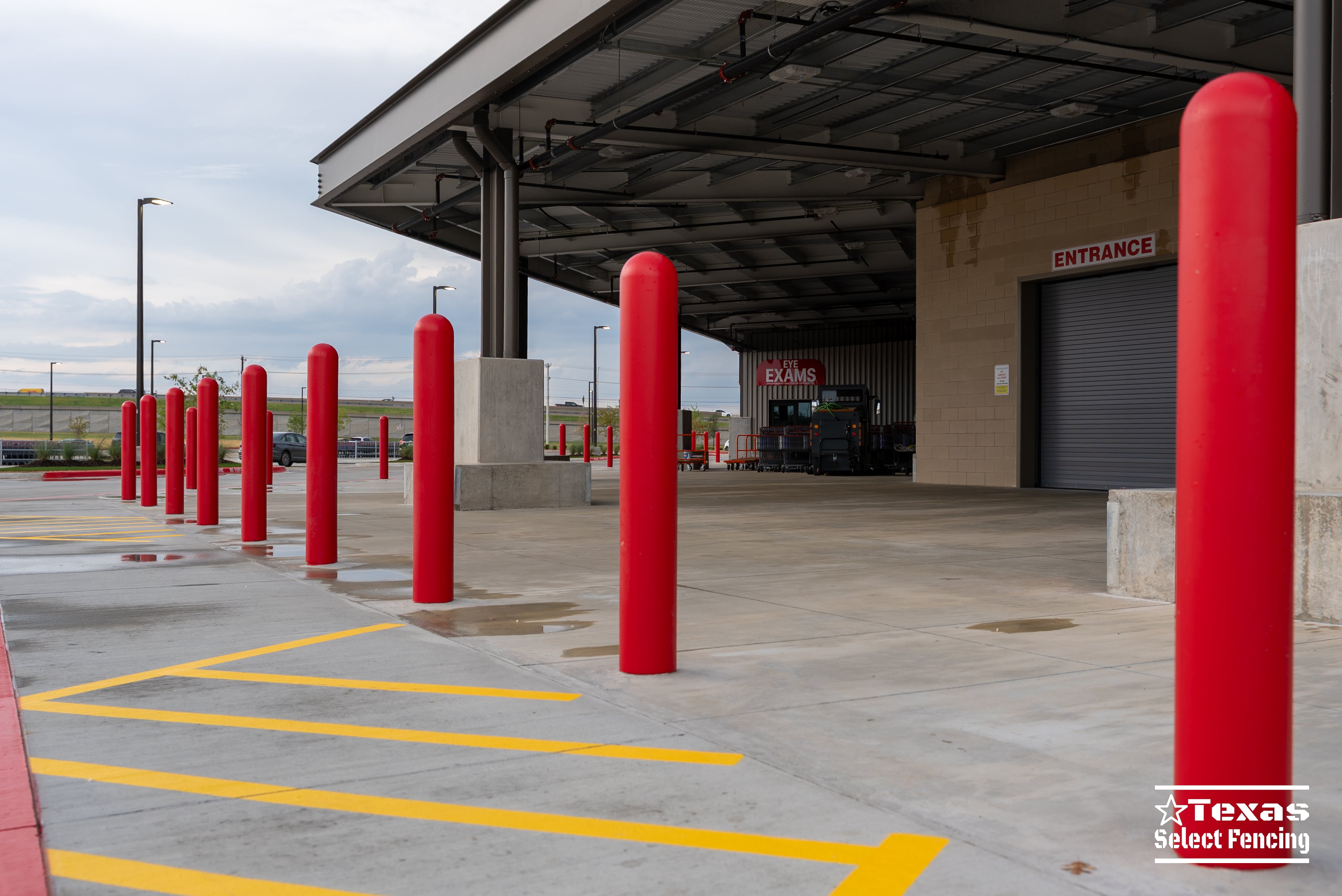 Bollard Installation in Sudan, TX