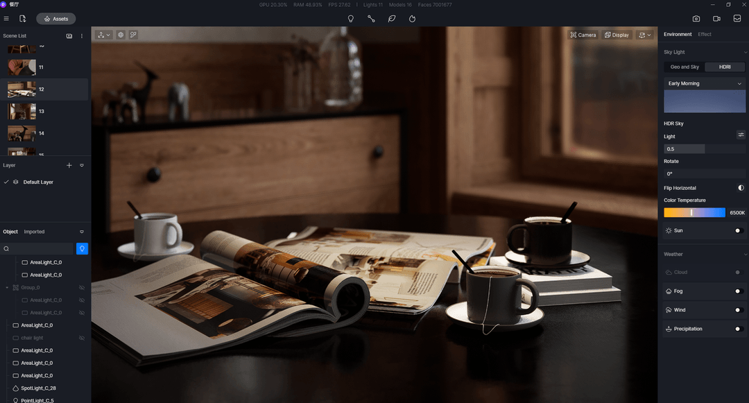 Best practices of lighting for SketchUp projects