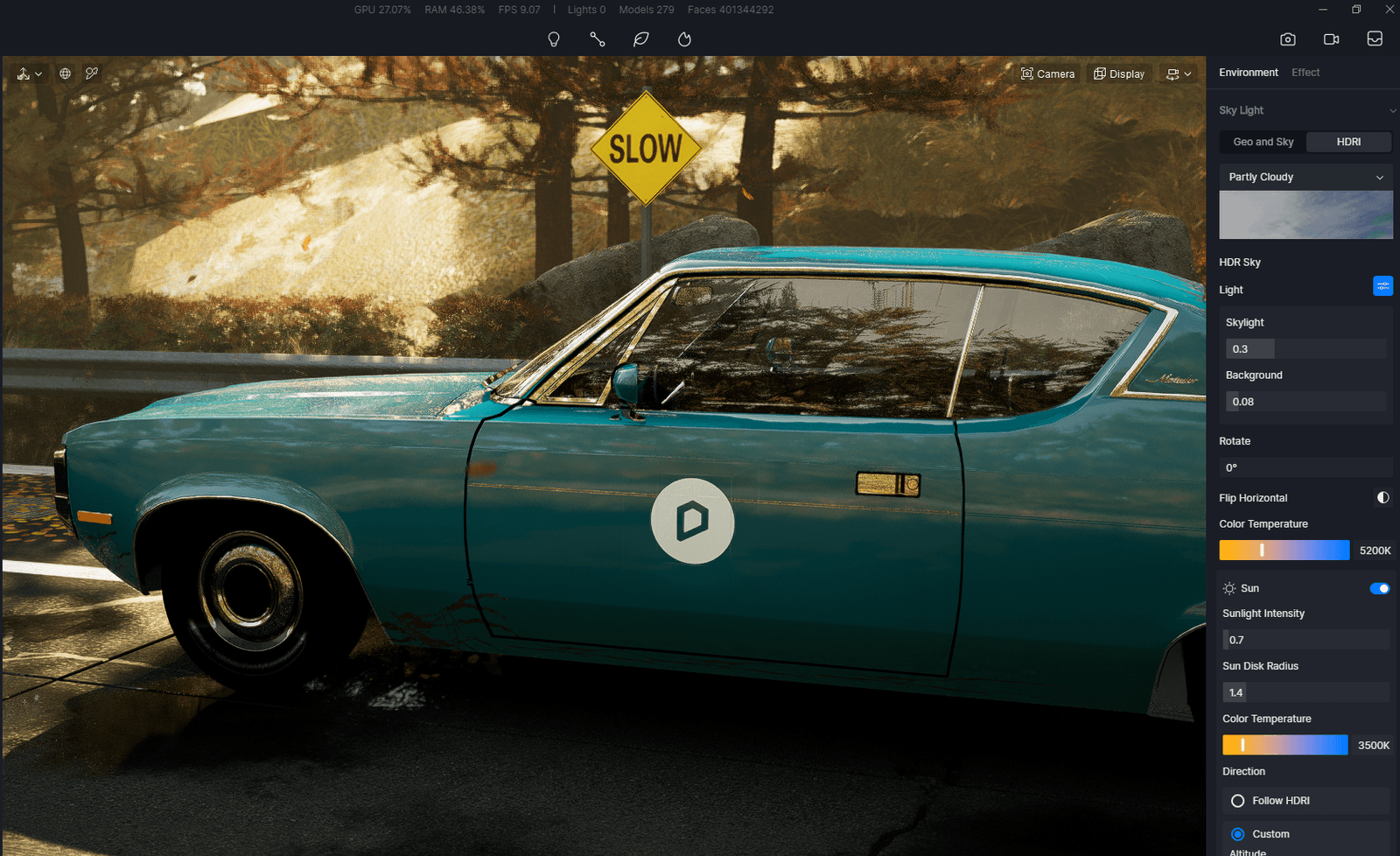 Create detailed realistic render with decals in D5 Render