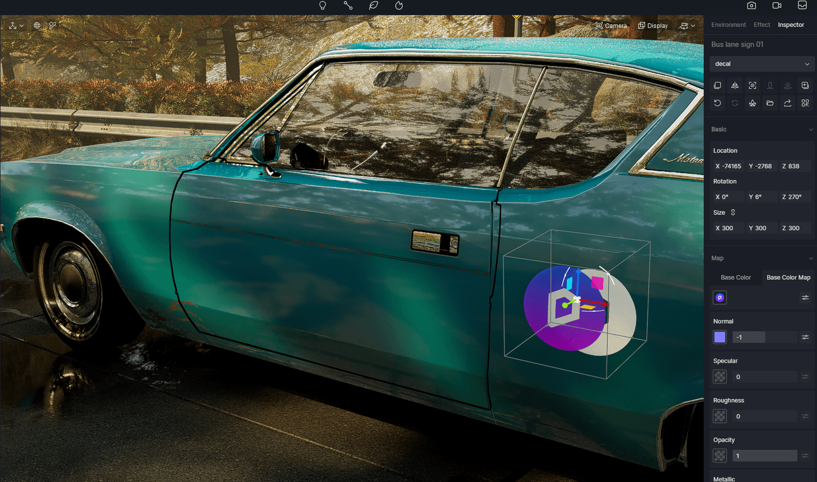 Create detailed realistic render with decals in D5 Render