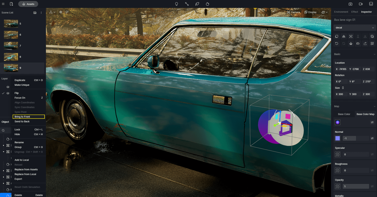 Create detailed realistic render with decals in D5 Render