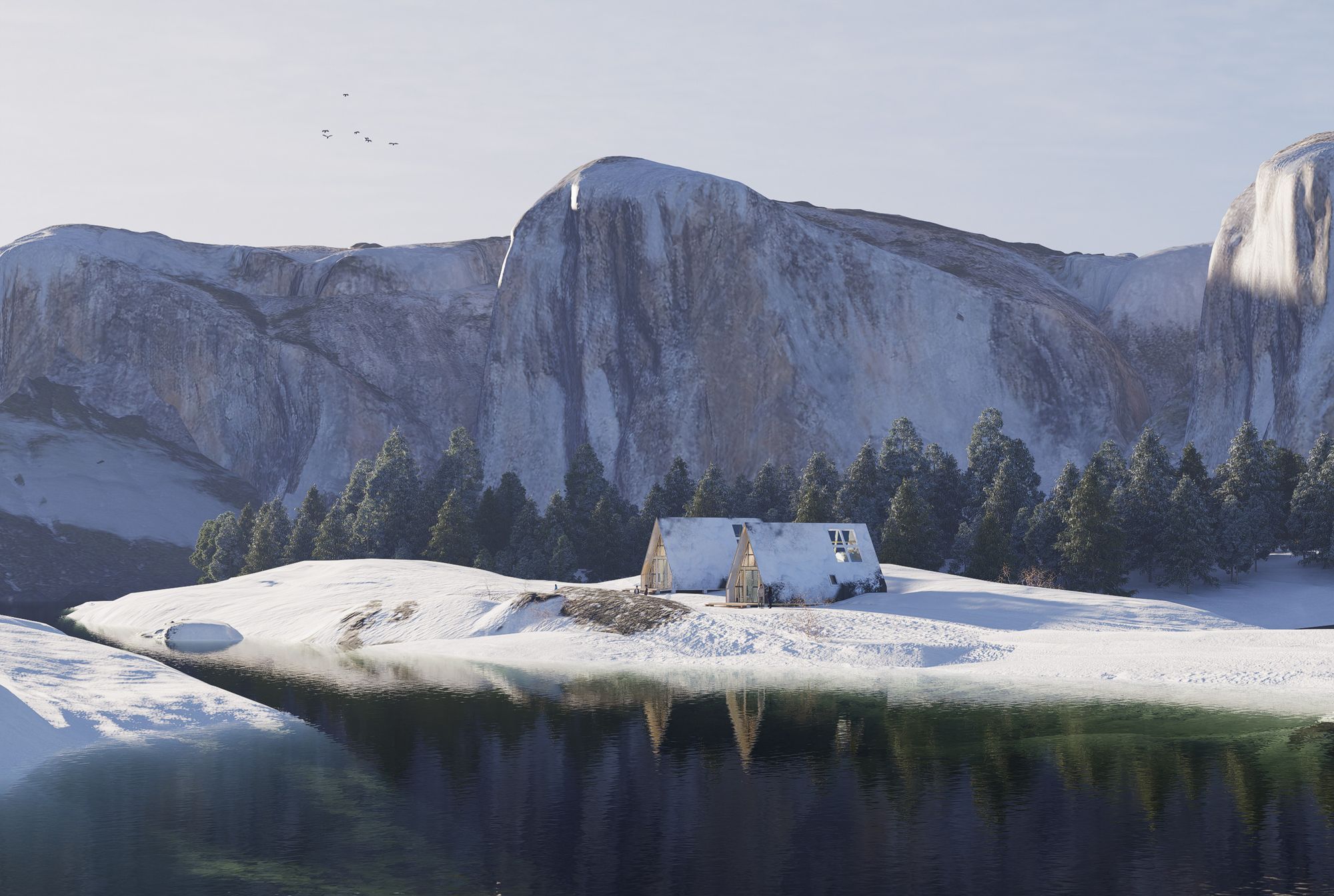 How to render a snow scene in D5 Render