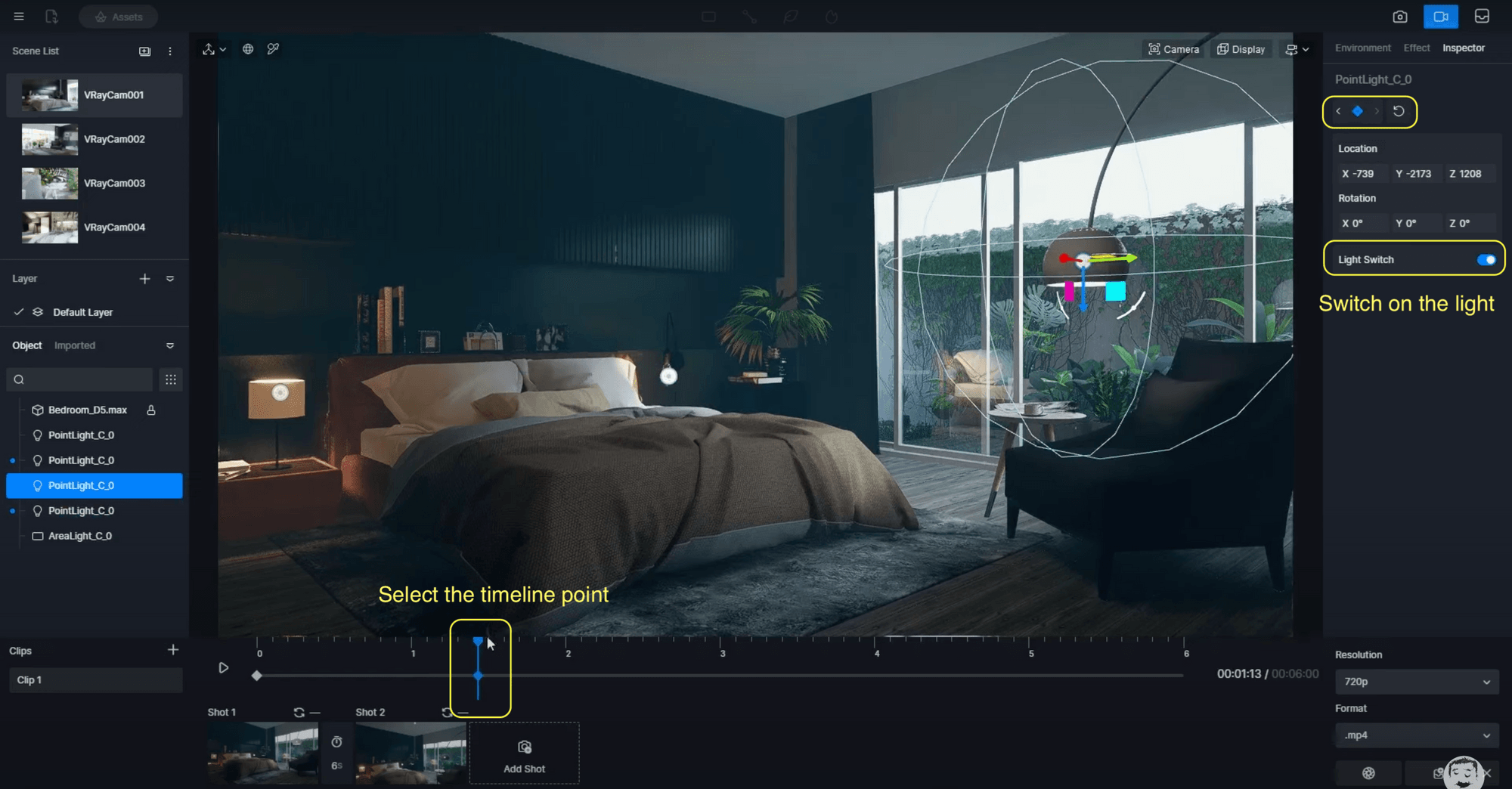 Free & quick cinematic animation making in D5 Render