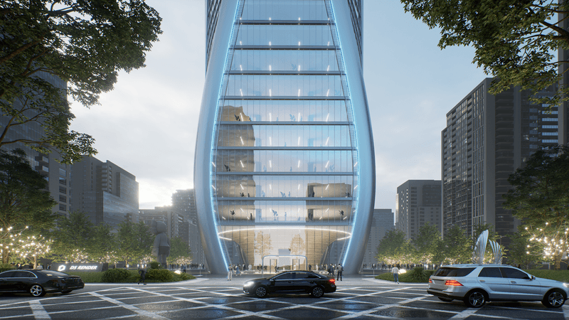 How to render glass material