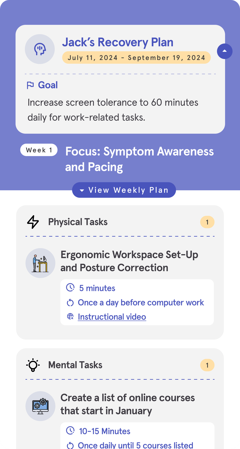 Brainbot | AI-Enhanced Occupational Therapy for Concussion Rehab