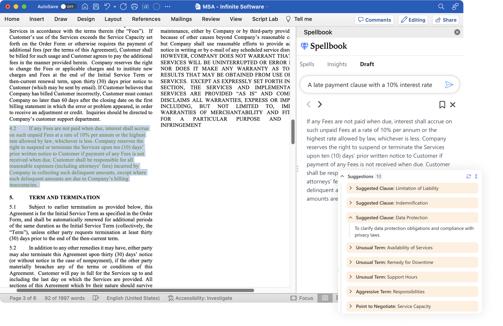 Spellbook - AI Contract Review & Drafting