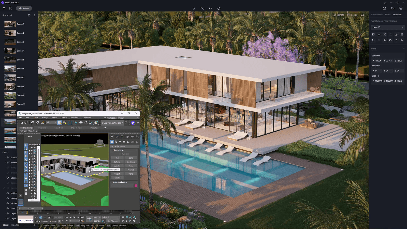 3ds Max Rendering with Real-time Raytracing