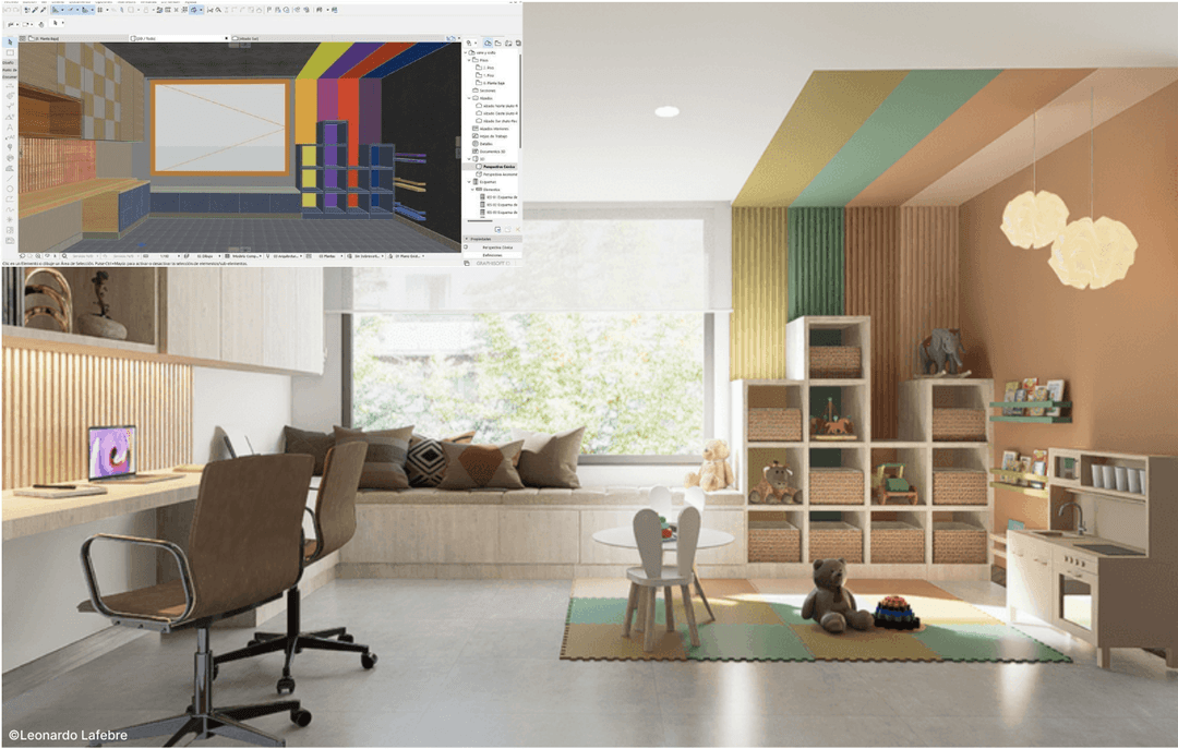 Render D5 pour le flux de rendu en temps réel d'Archicad