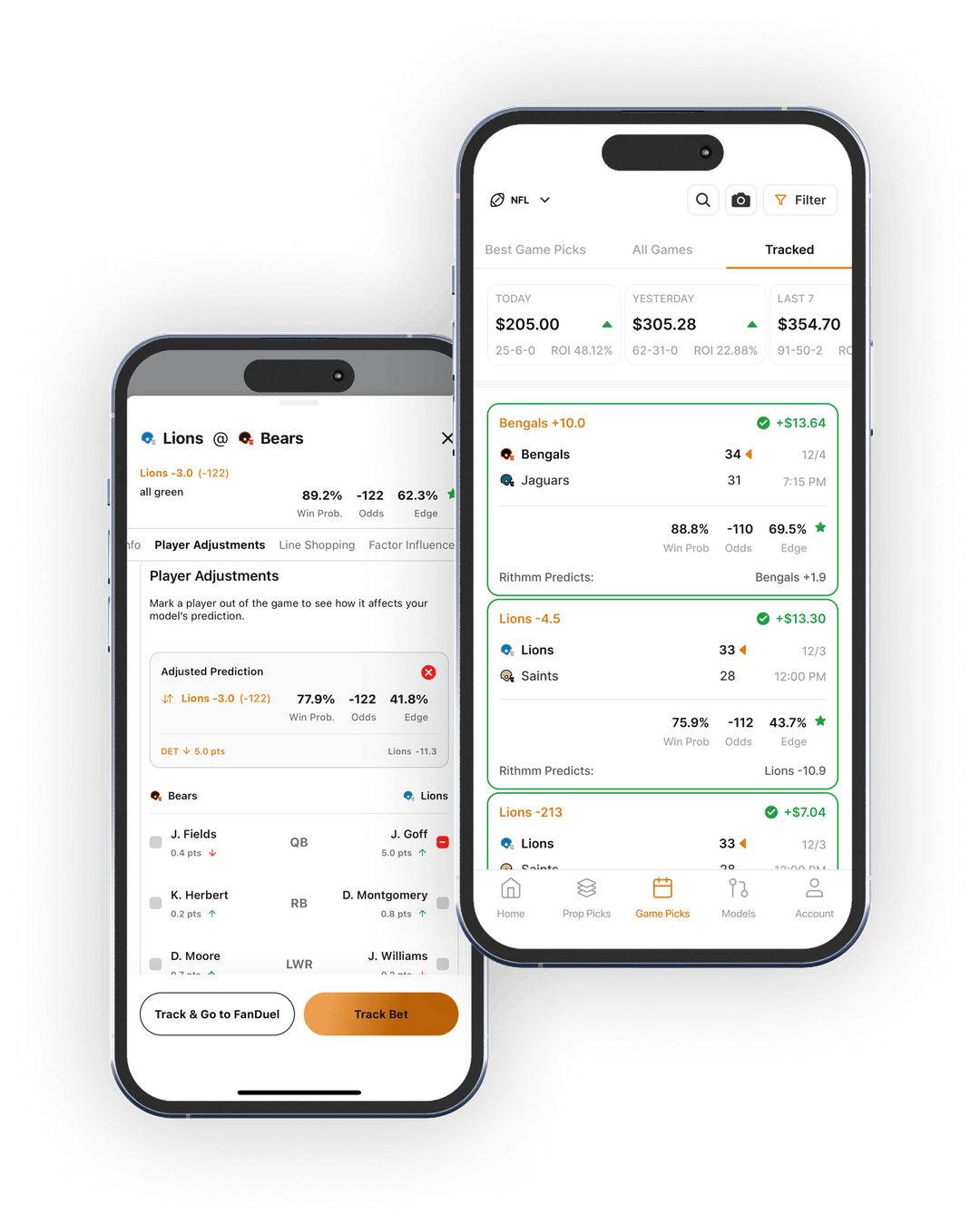 Free AI Player Props Daily | Rithmm
