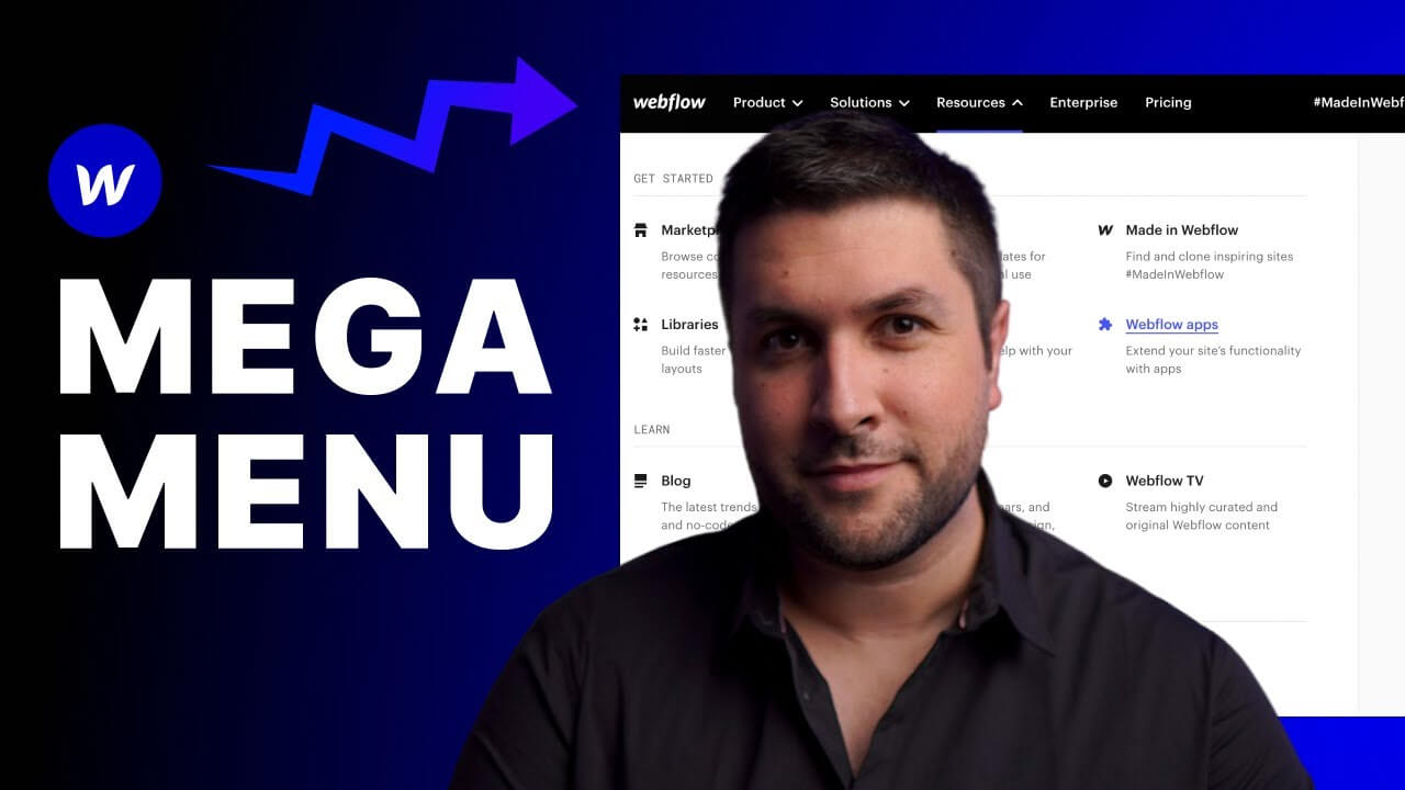 Create A Webflow Mega Menu (The easy way!) - State of Flow
