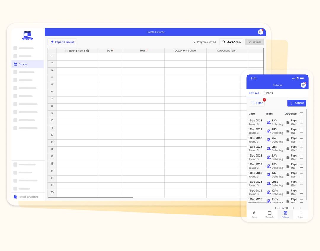 Scheduling | Clipboard