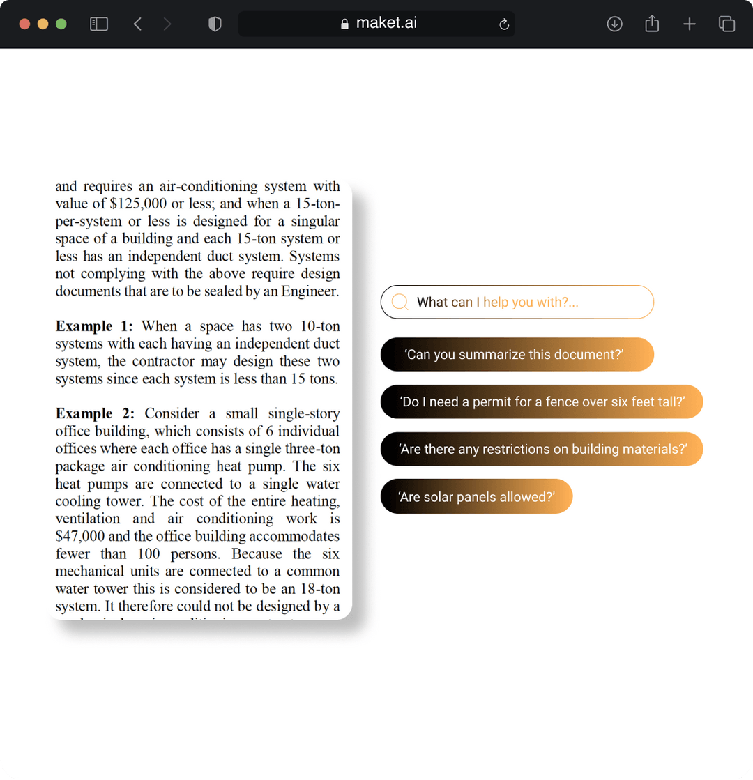 Features | End-to-End Generative Design | Maket