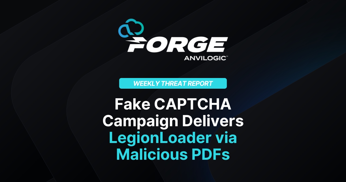 Fake CAPTCHA Delivers LegionLoader via PDF Lures