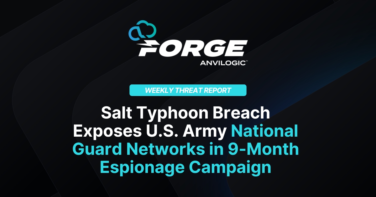Salt Typhoon Breach Hits U.S. National Guard