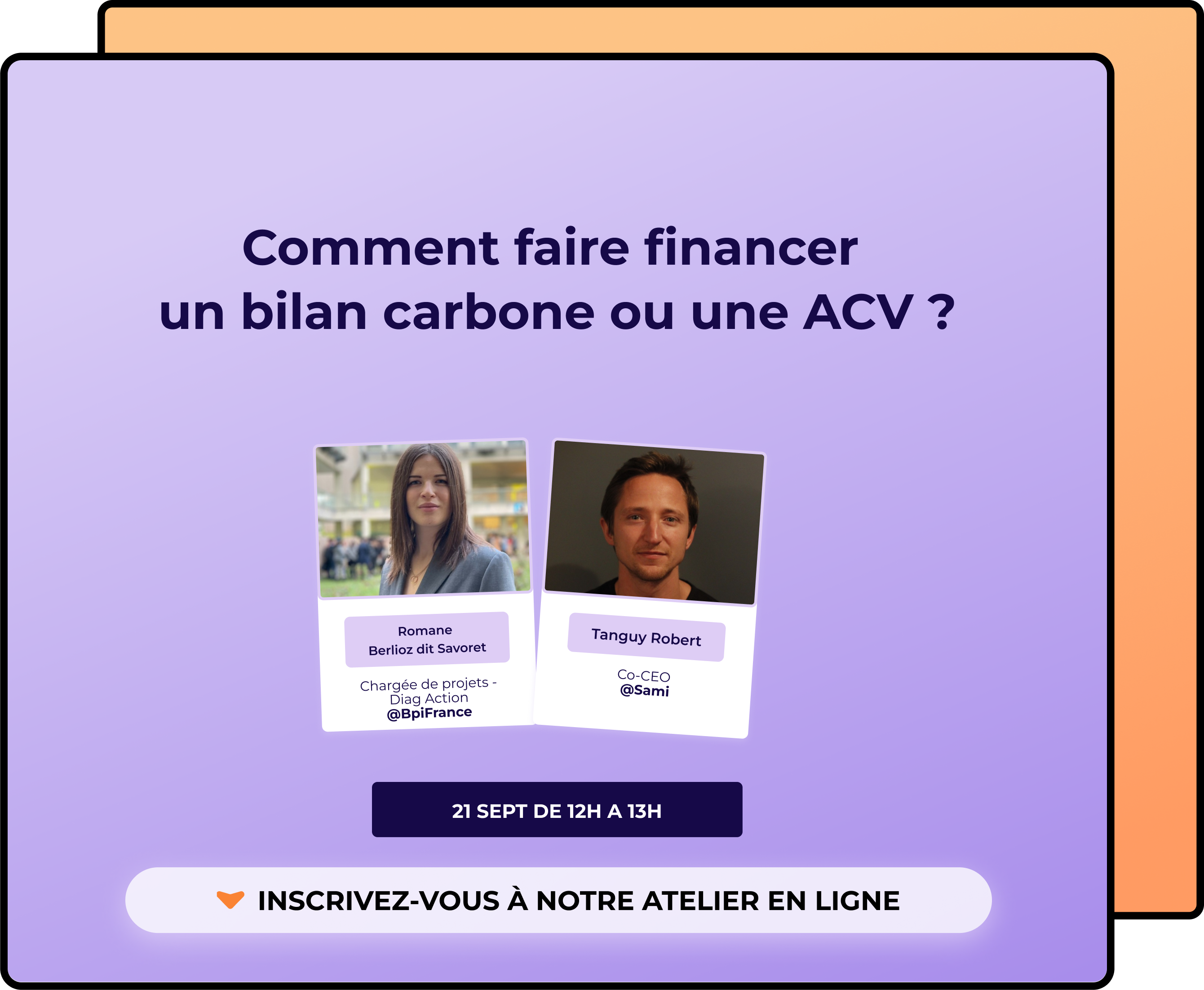 Replay: Bpifrance Workshop - Carbon Footprint Financing and LCA