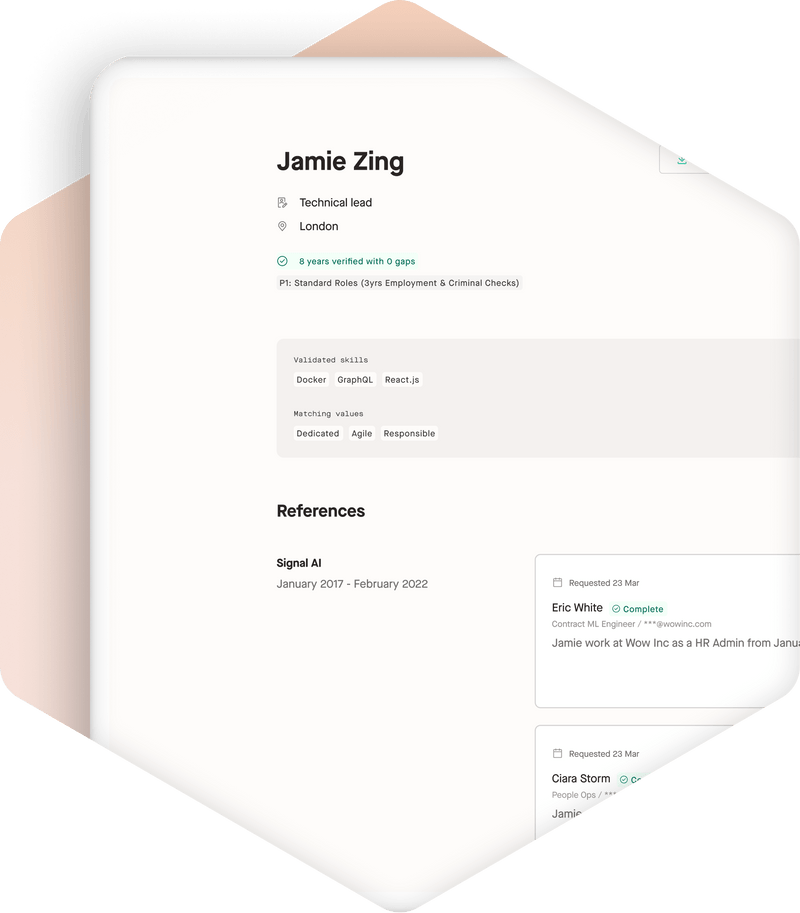 Zinc | Award-winning employee background checking software
