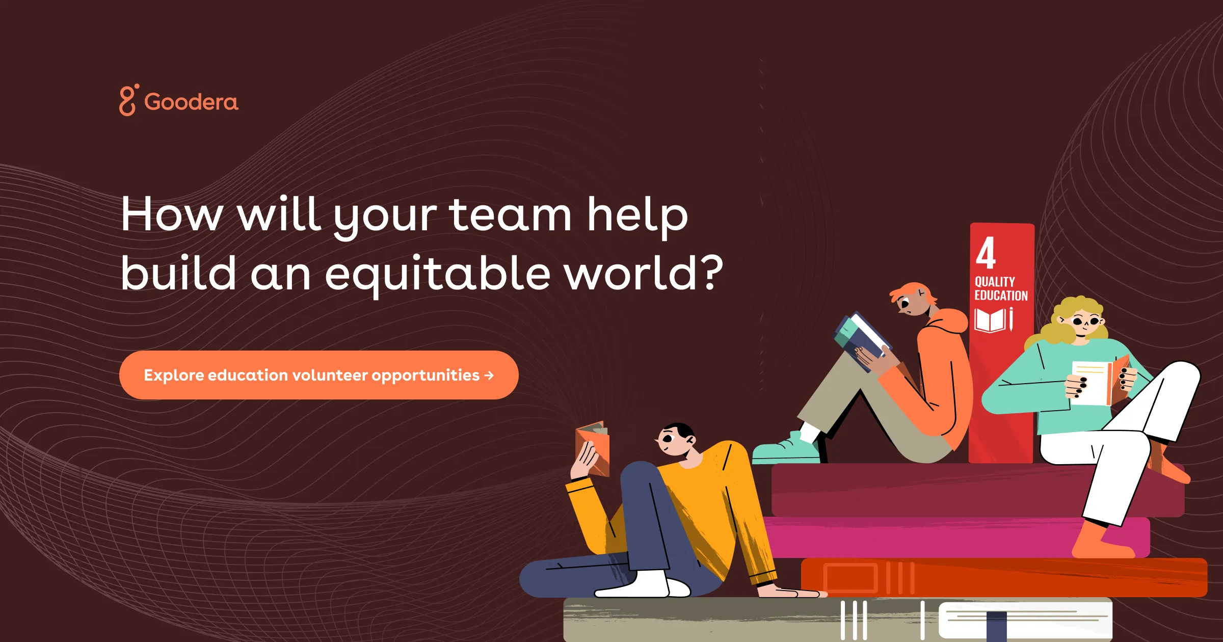 Volunteer with your team to advance equitable education | Goodera