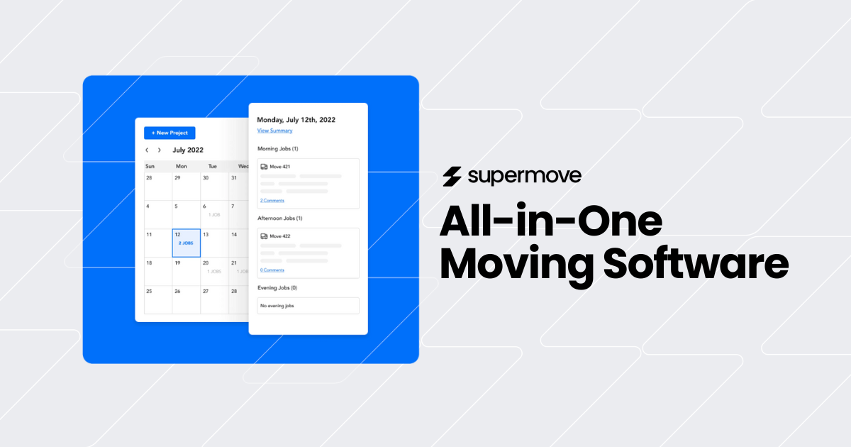 Complete Moving Company Software and CRM | Supermove