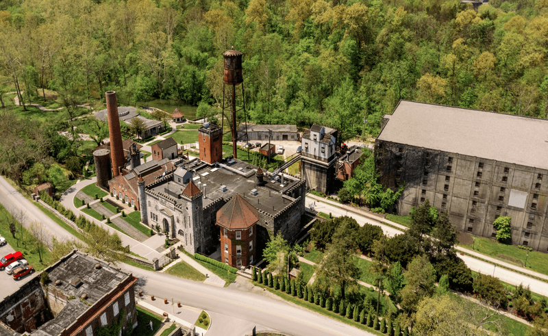 Explore the Grounds at Castle & Key Distillery