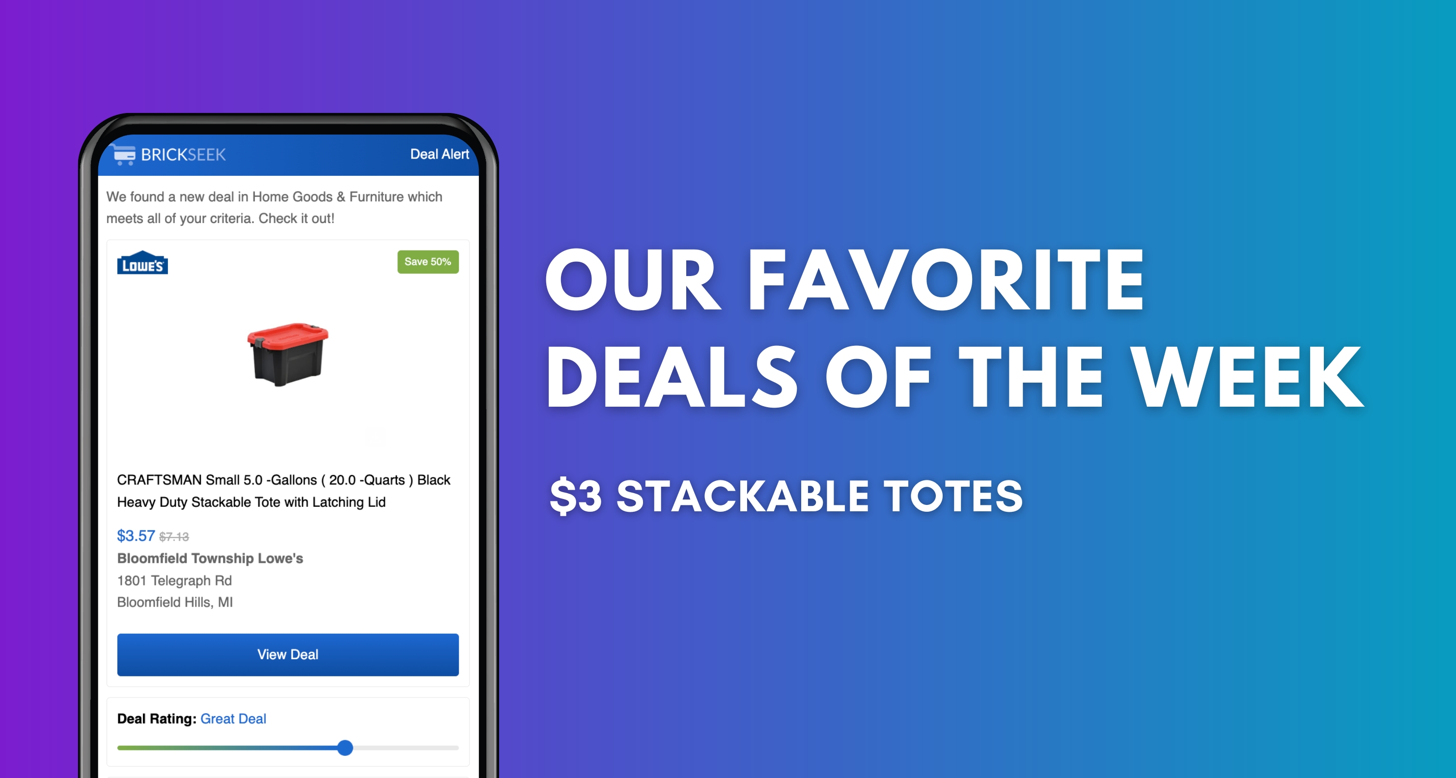 $3 Stackable Totes—Plus MORE Finds! | Brickseek