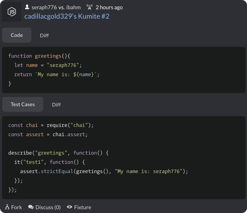 Codewars - Achieve mastery through coding practice and developer mentorship