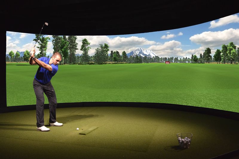 Indoor Virtual Golf Simulator For Your Home | aboutGOLF