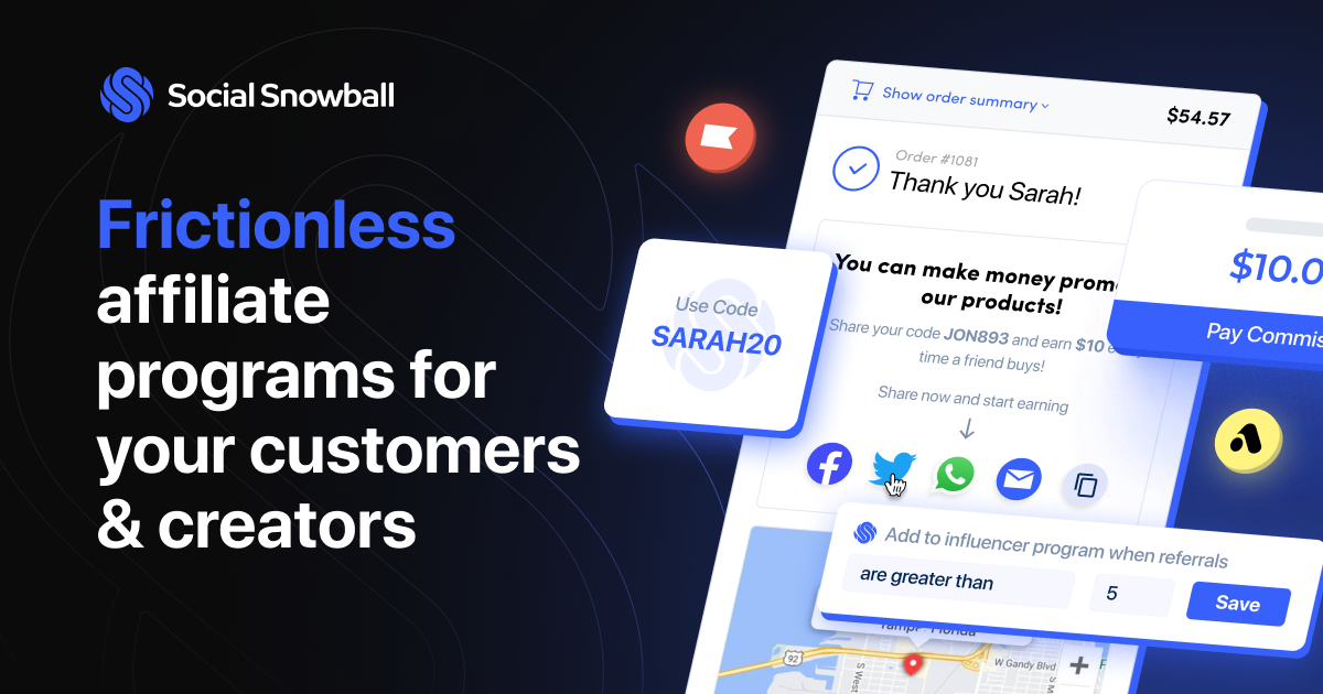 Social Snowball | Affiliate & Referral Platform for DTC