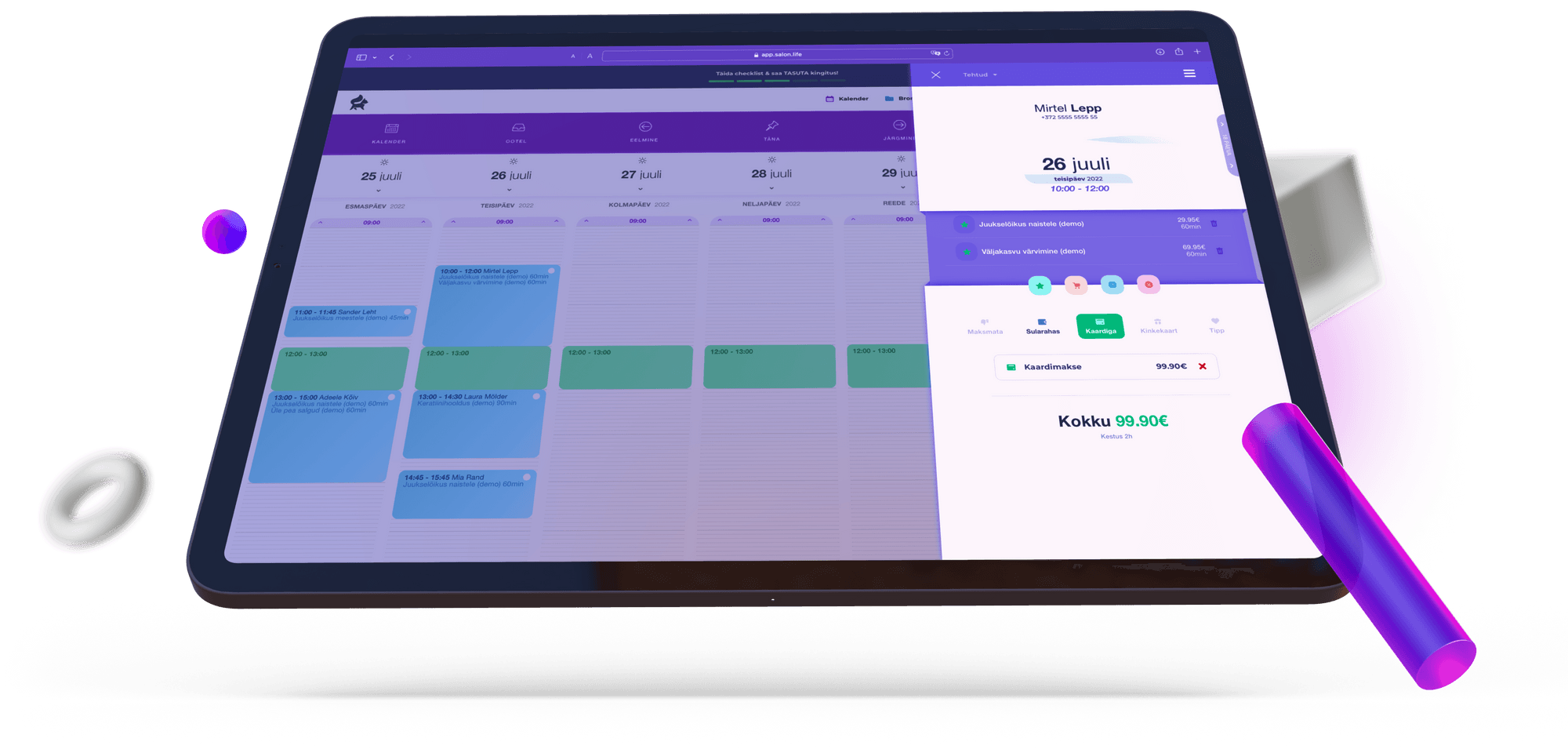 The most convenient booking software for beauty salons