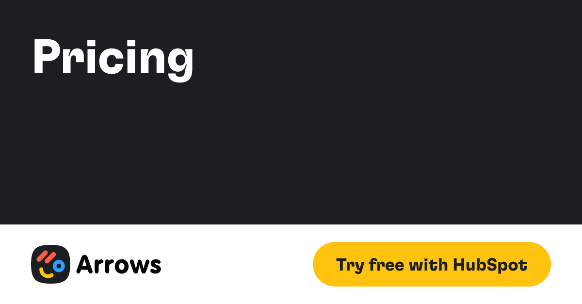 Arrows Pricing: Flexible Plans for Sales Rooms & Onboarding Plans