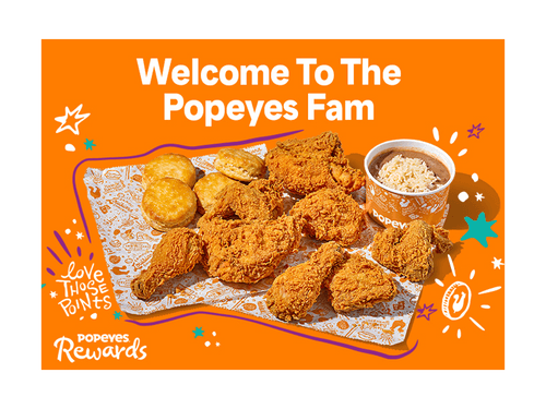 Popeyes® Launches Its First Ever Loyalty Program, Popeyes® Rewards