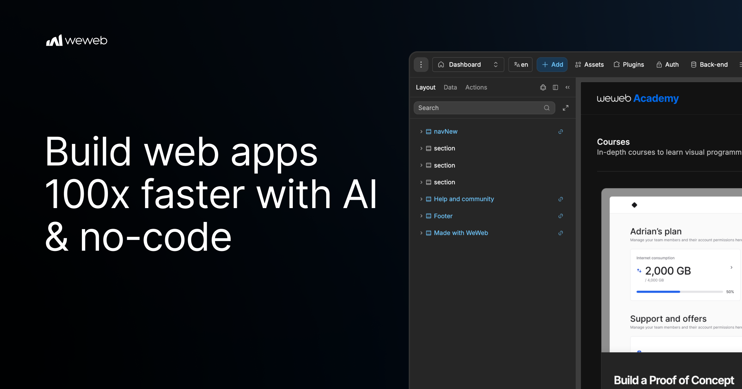 No Code Web App Builder - Create Apps Without Coding | WeWeb