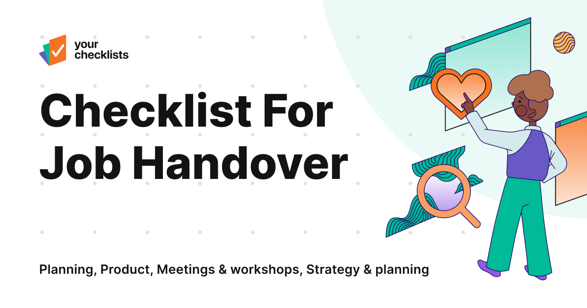 Checklist for Job Handover | Your Checklists