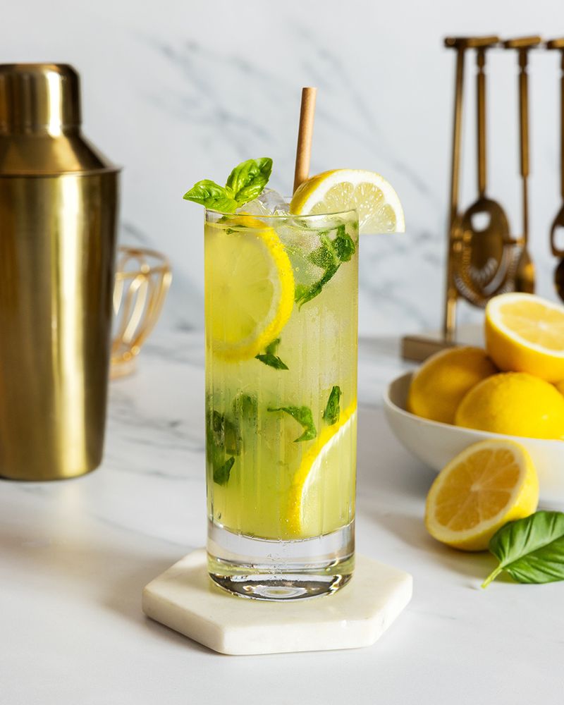Lemon Basil Mojito Mocktail | Wonderful Seedless Lemons