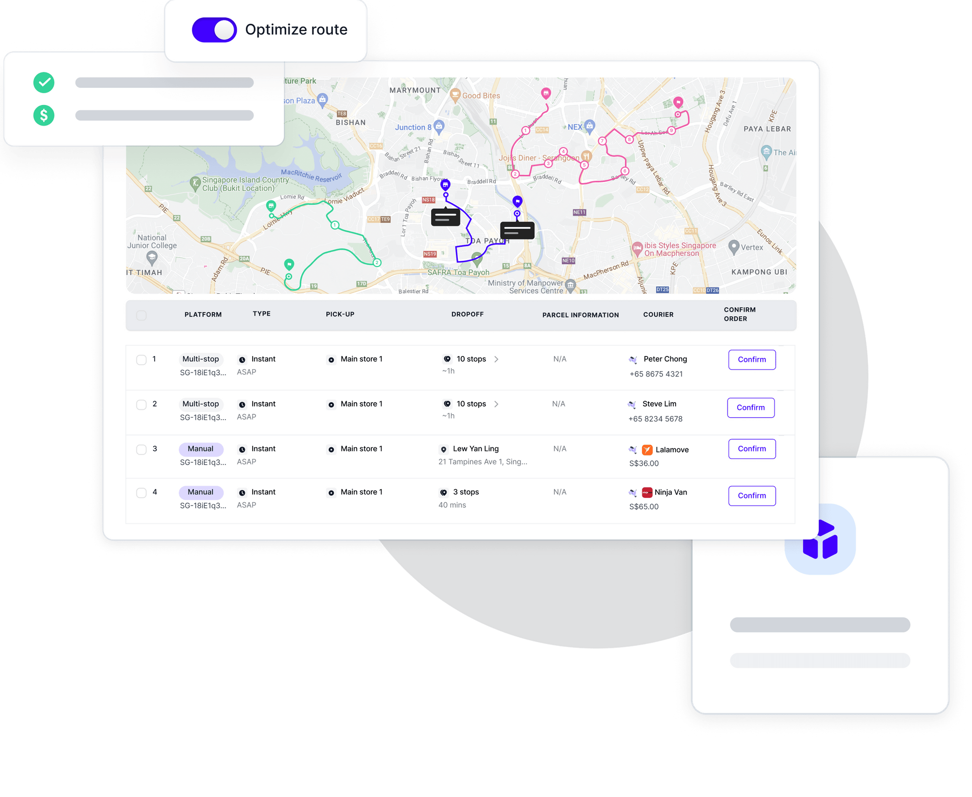 Optimize, manage & track local delivery - try free