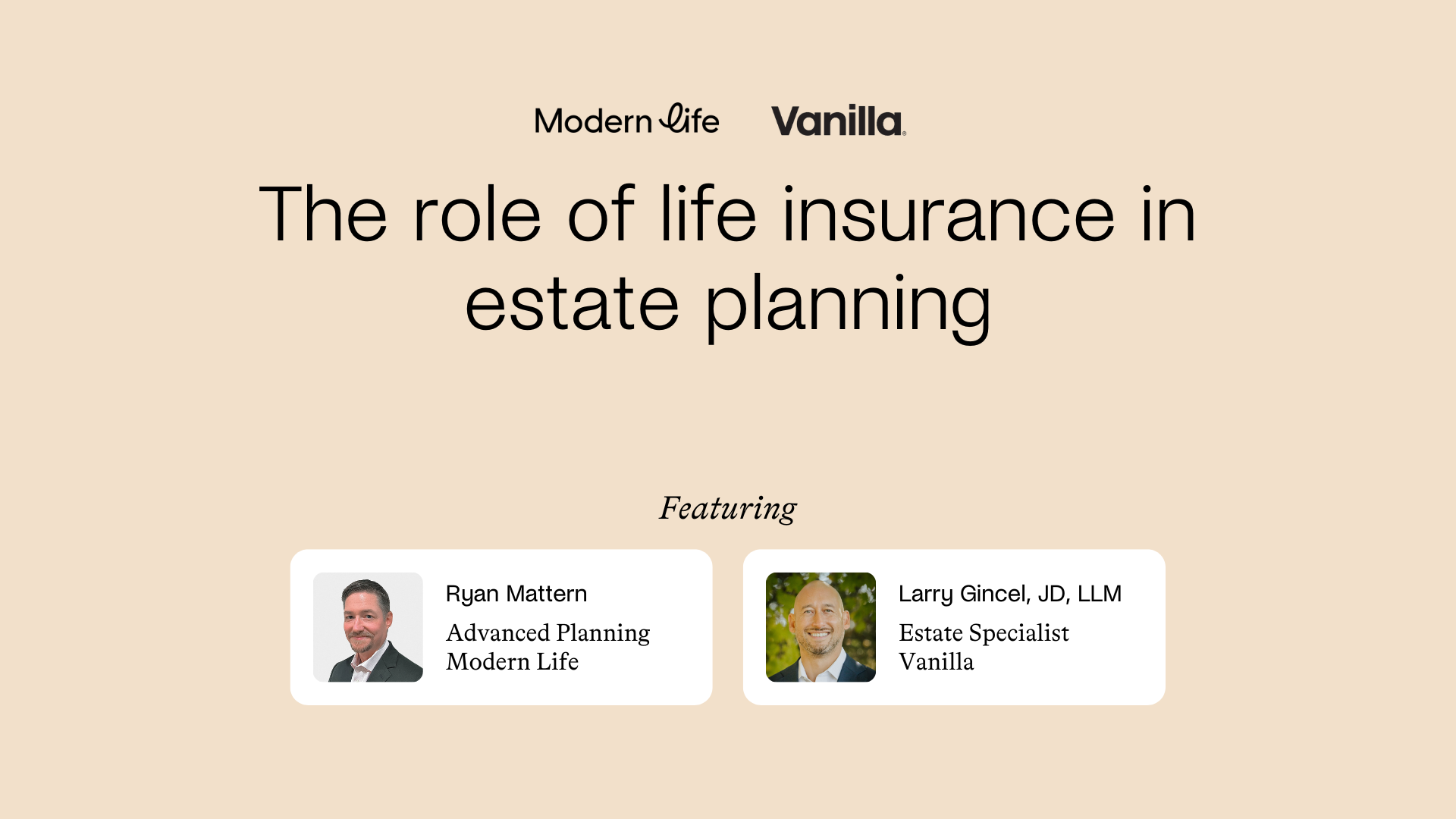 The role of life insurance in estate planning – Modern Life