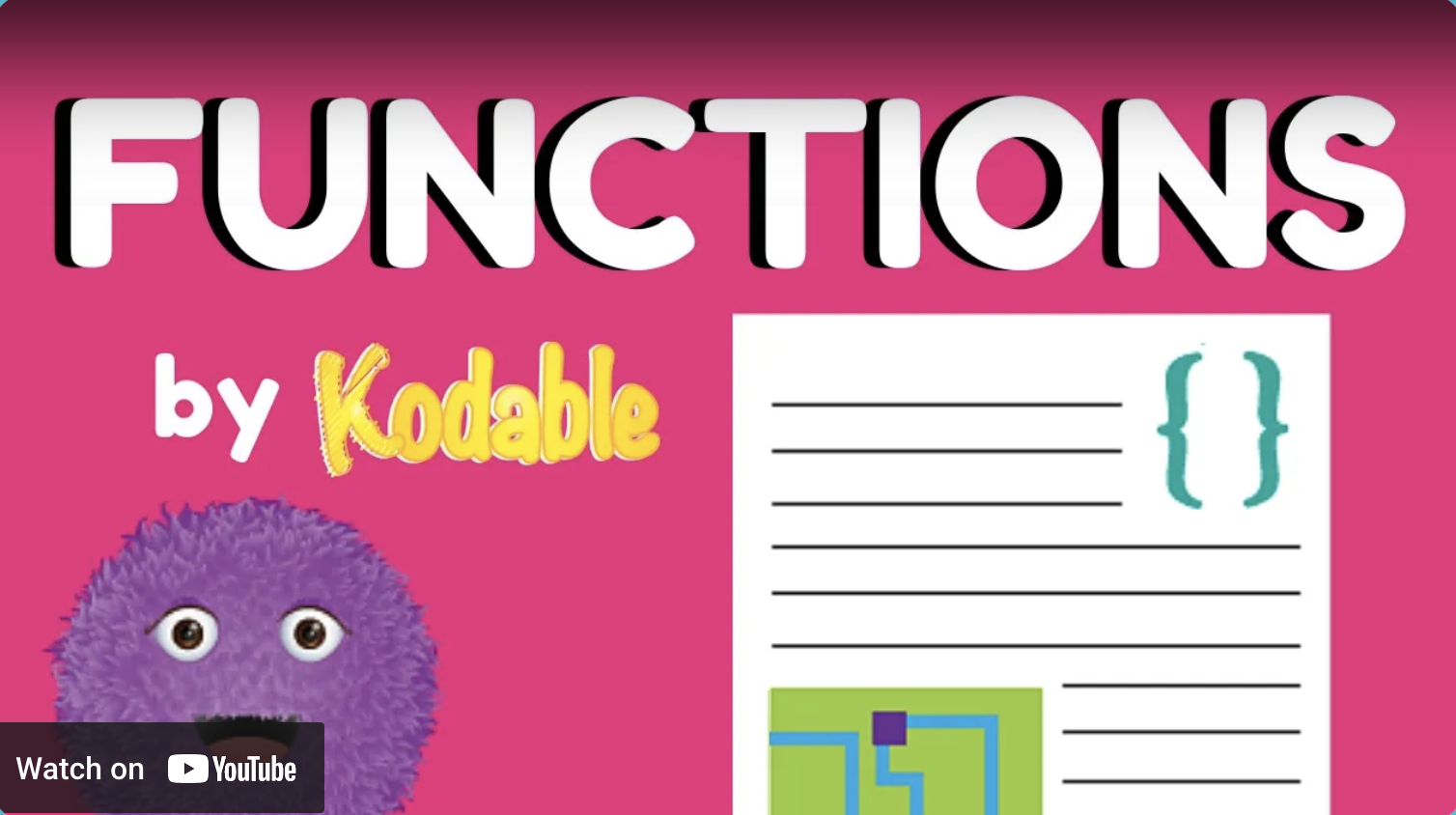 Functions Teacher Overview Kodable Functions Teacher Overview Kodable