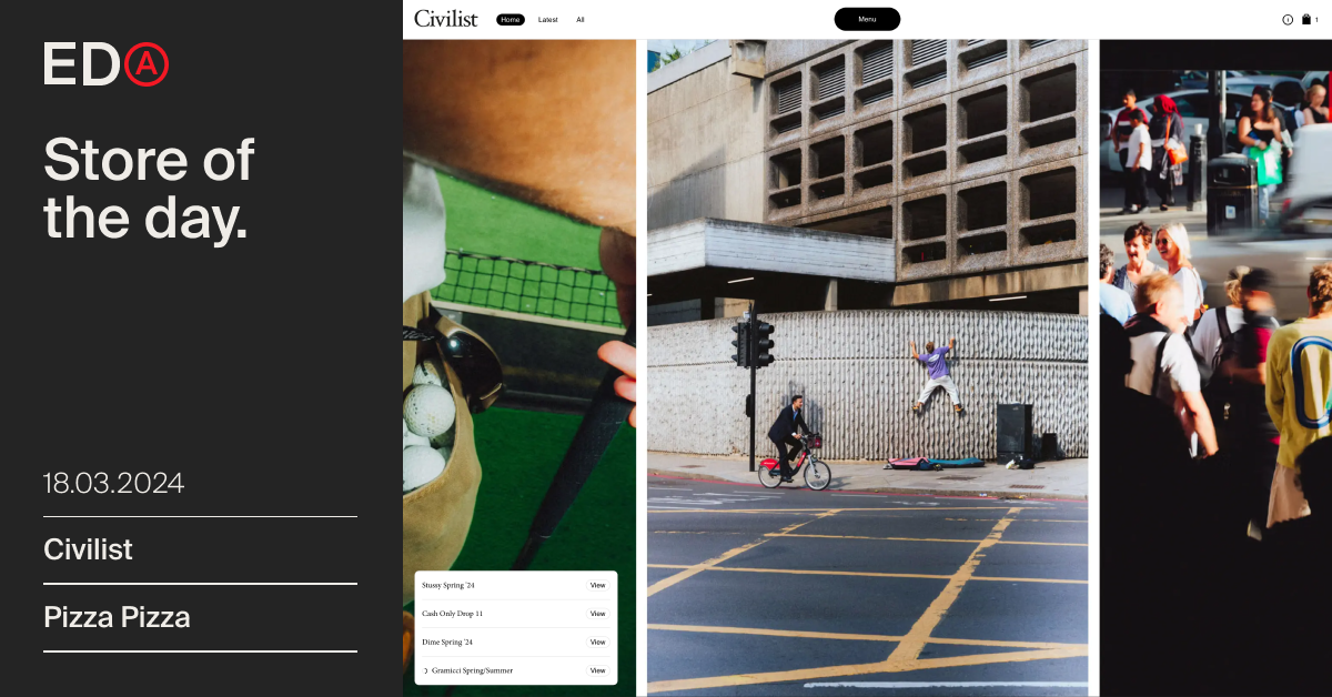 Ecommerce Design Awards | Winners | Civilist