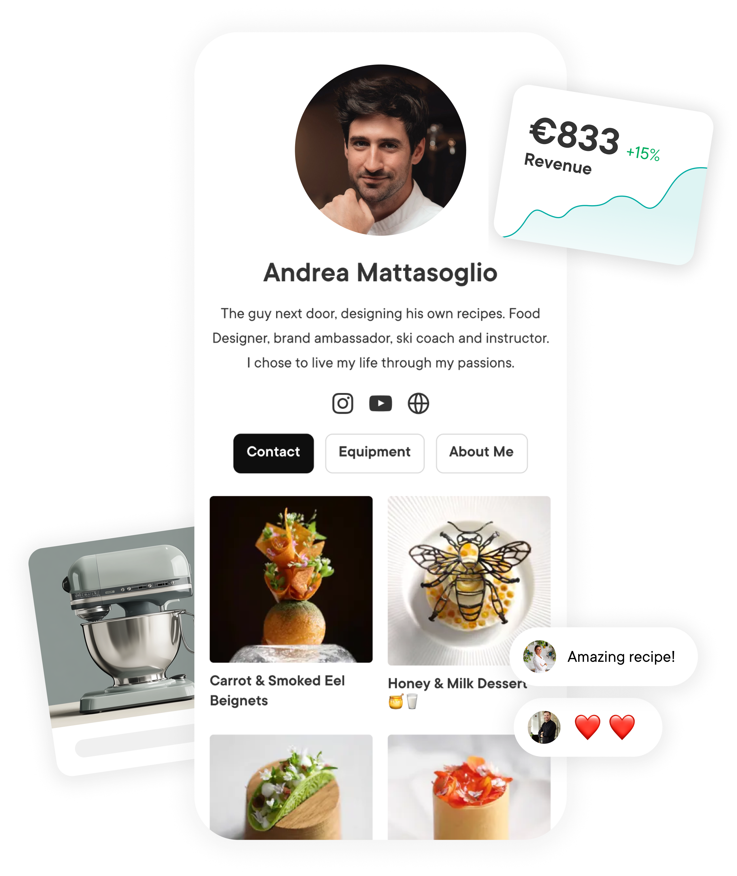 Chef Page – The Home for your Recipes